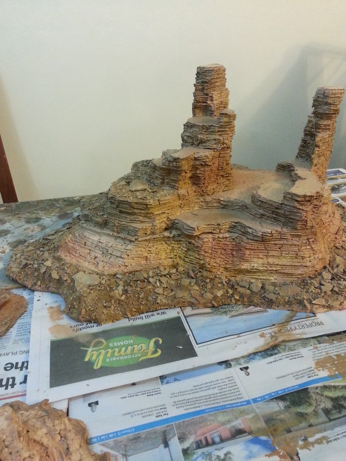 The Thunder Guard: Terrain Building: Finishing the Rock Formations (and ...