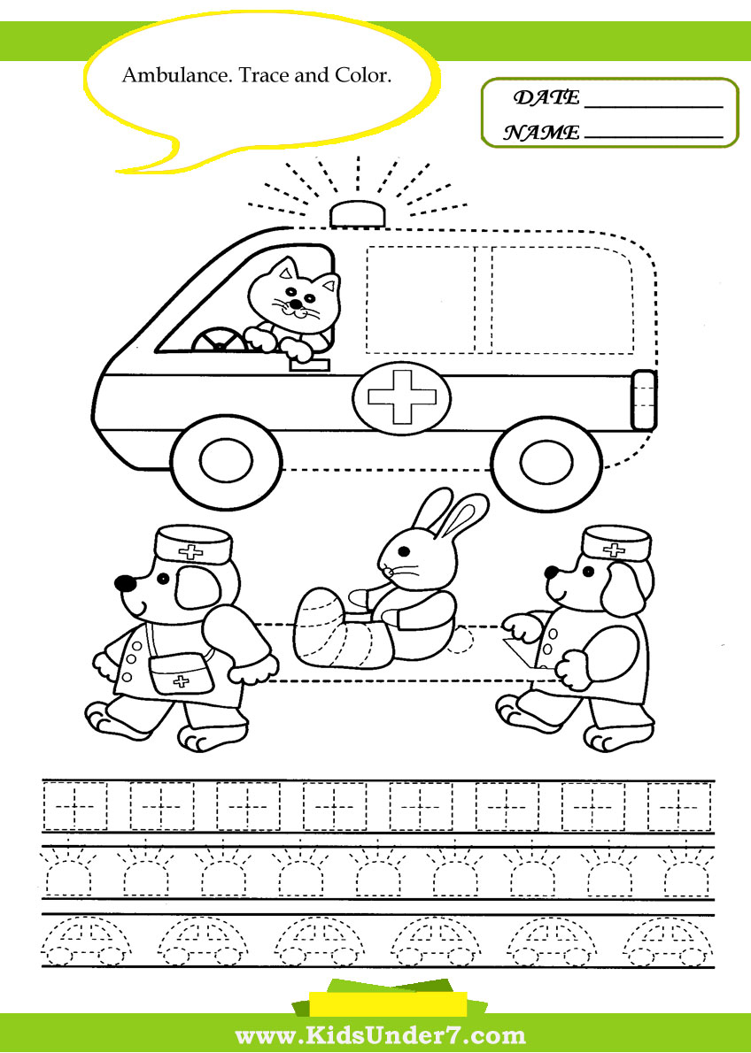 Trace and Color Cars | Craetive Kids Colouring