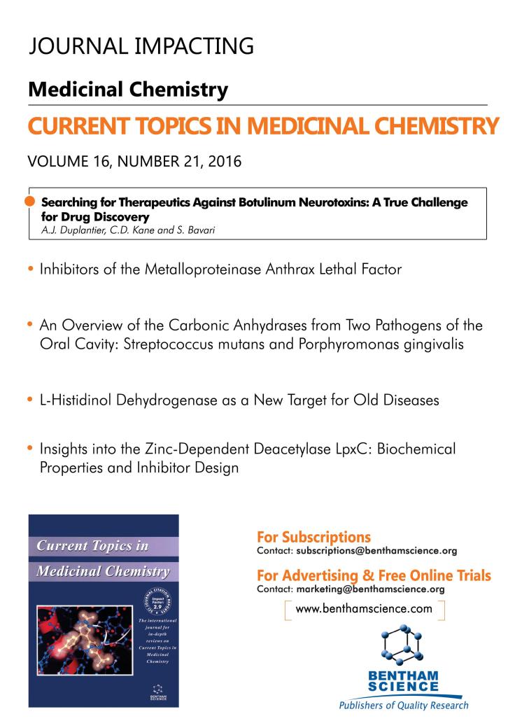 Highlighted Article Flyer For The Journal Current Topics In Medicinal Chemistry Volume 16 highlighted-article-flyer-for-the-journal-current-topics-in-medicinal-chemistry-volume-16