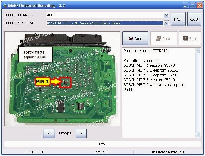 UNIVERSAL IMMO DECODER 3.2 ecusoft ecu-soft