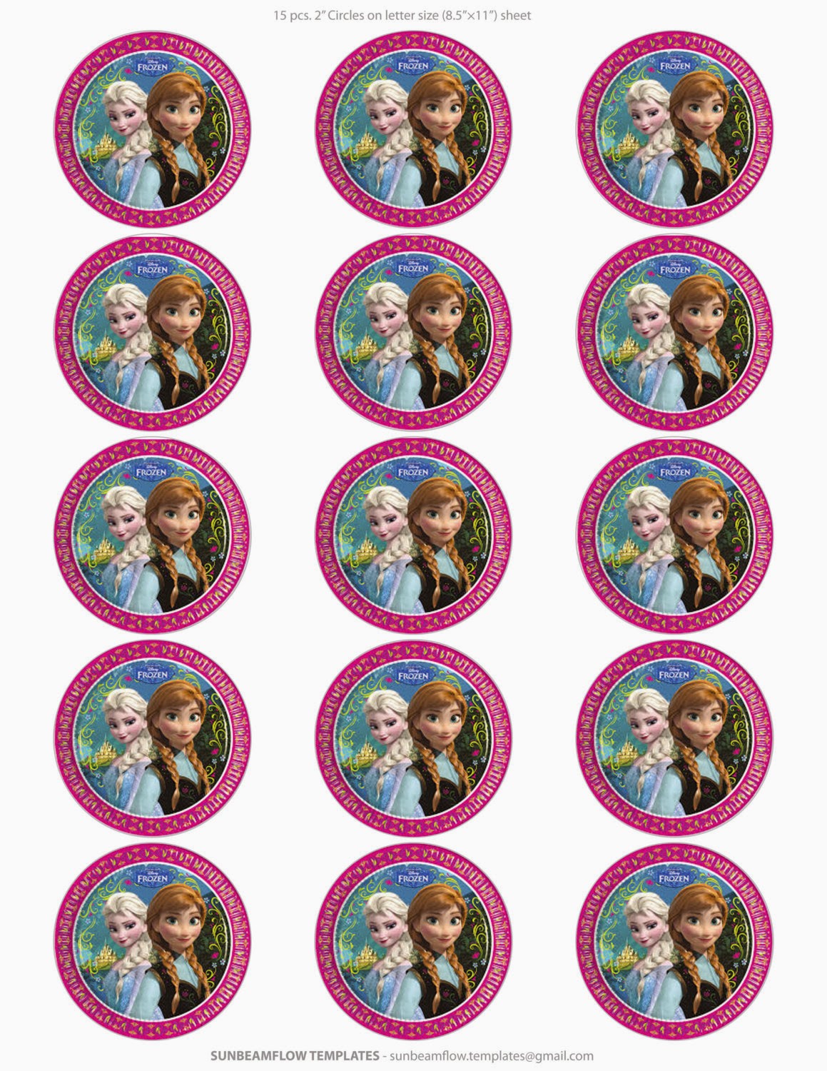 Frozen: Free Printable Toppers. - Oh My Fiesta! in english