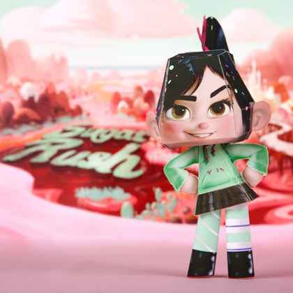 Bibi Leitura : PaperCraft Detona Ralph