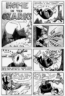 Cole's Comics: Jack Cole's Roots: A Rare Wild Early Comic Story and a ...