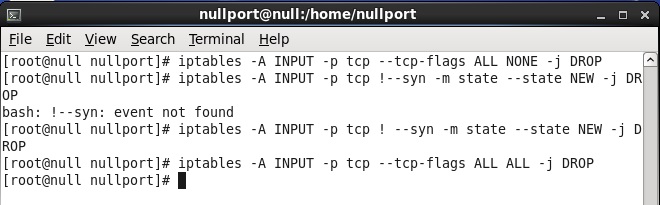 Techtecno2u How To Configure Basic Iptables Concept Of Iptables Basic Firewall Restrictions