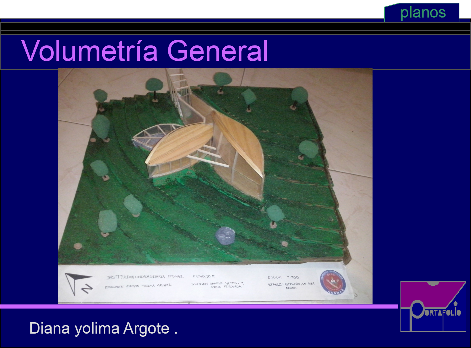 Arquitectura I.U Cesmag Diana Yolima Argote Urbano