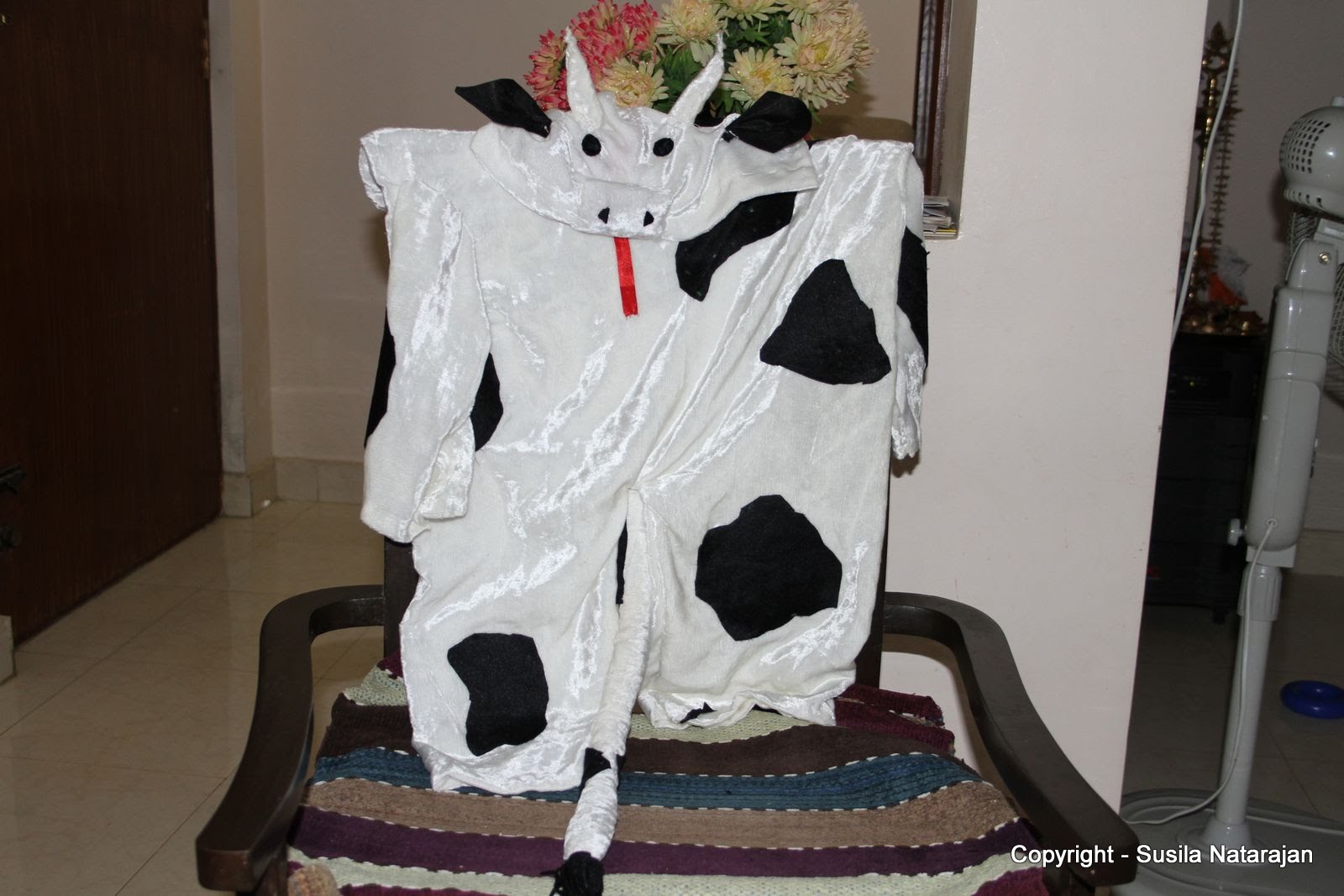 For Kids: Farm Animals Day - Hand Made Cow Costume
