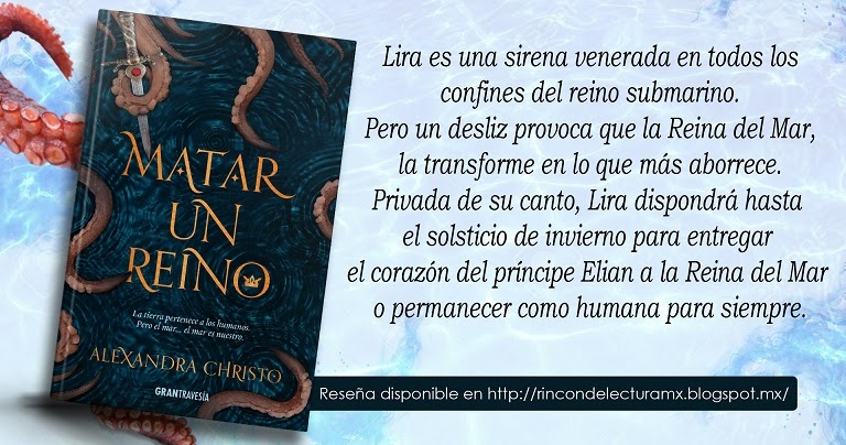 Rincón de lectura: "Matar un reino" de Alexandra Christo