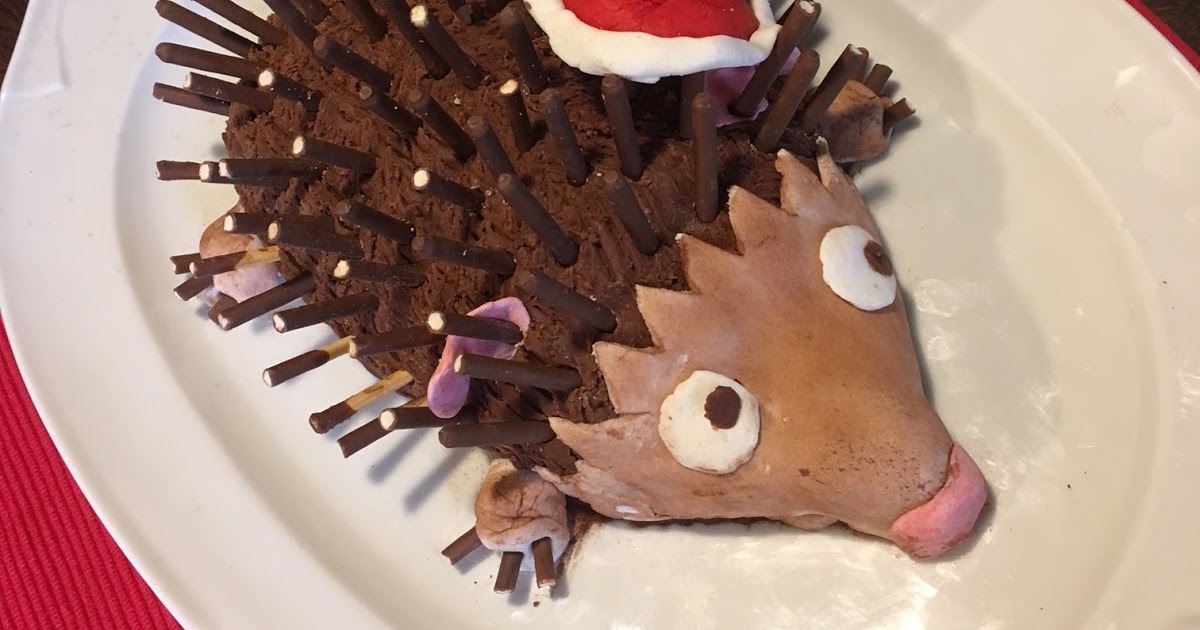 cooking manou: Edmond le gâteau hérisson, marrons et chocolat