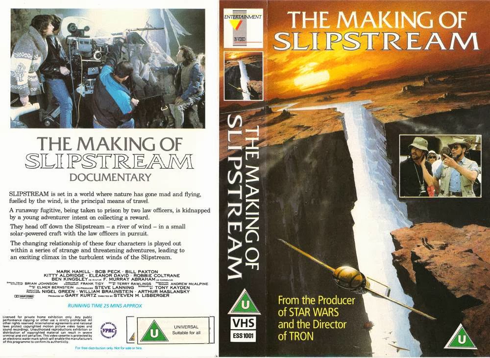 Movie Memorabilia Emporium: Slipstream - The Making of Slipstream VHS Cover