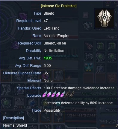 Cara Membuat Shield Protection Intense Tipe C di RF Online