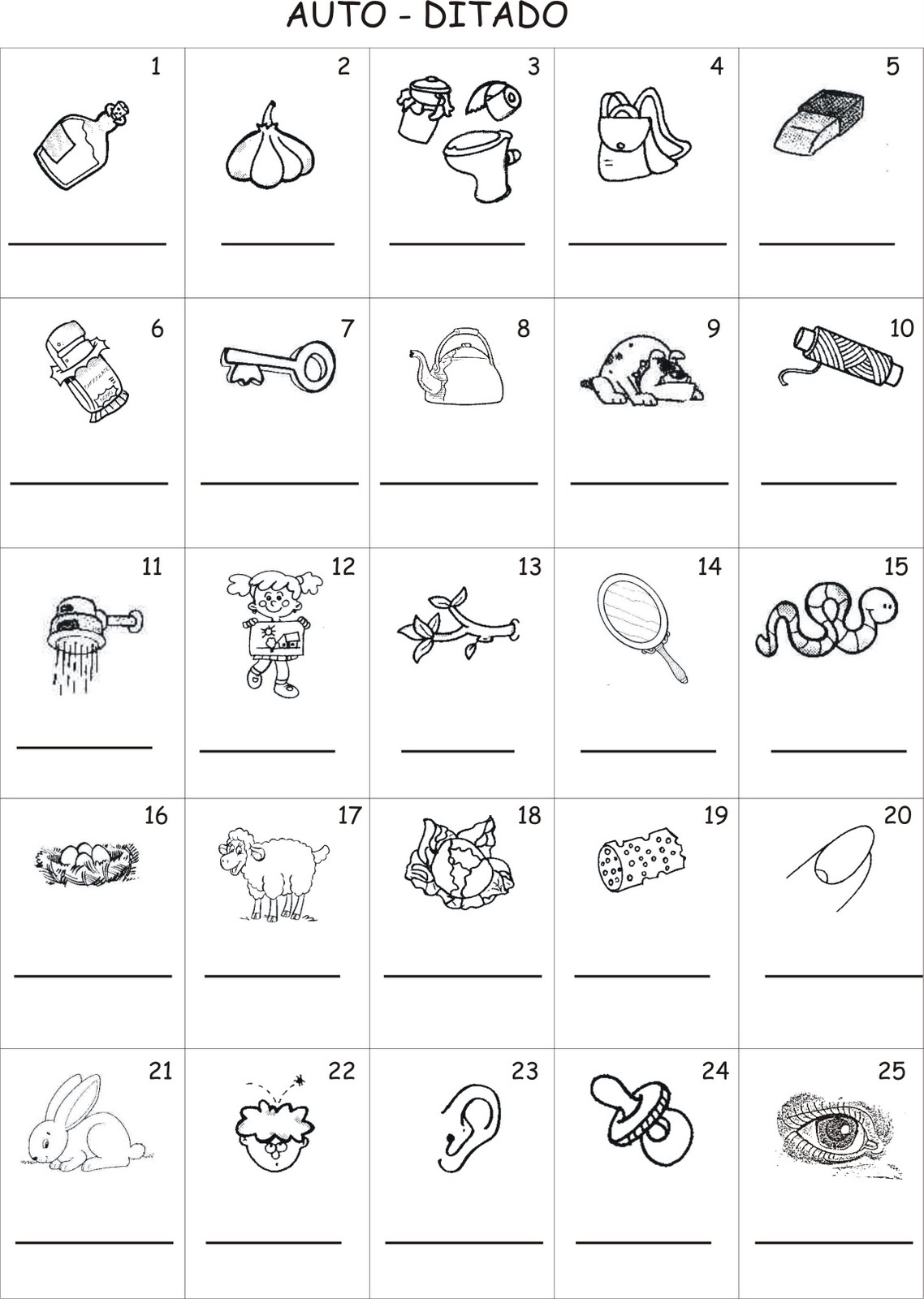 Mundo infantil 2º ano: Autoditados, sondagens de escrita
