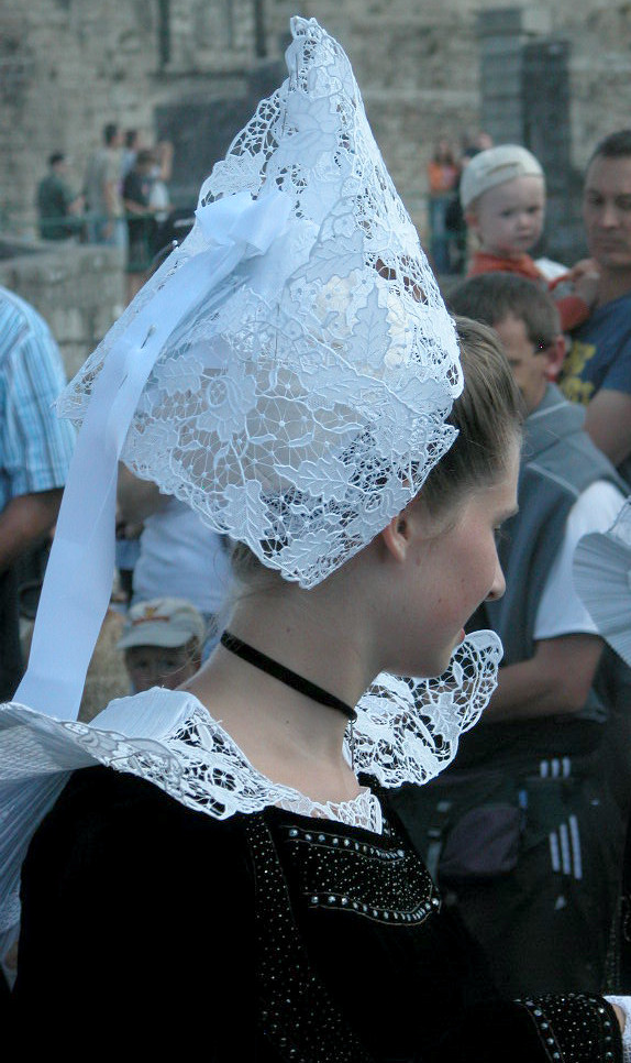 Local style: Traditional headdress of the women of Brittany