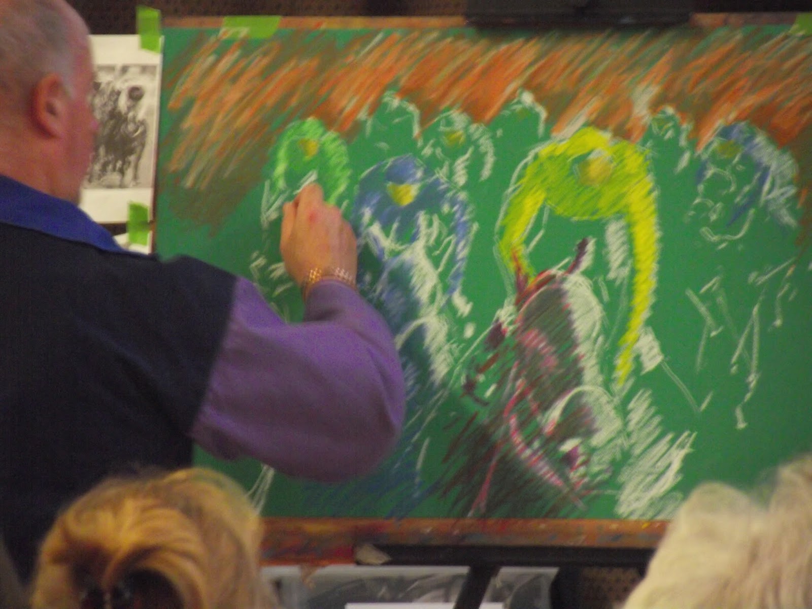 Virginia Water Art Society Diary: Demonstration by Stephen Cheeseman ...