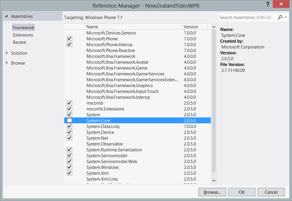 Daniel Ballinger's FishOfPrey.com: Windows Phone 8 project update fails ...
