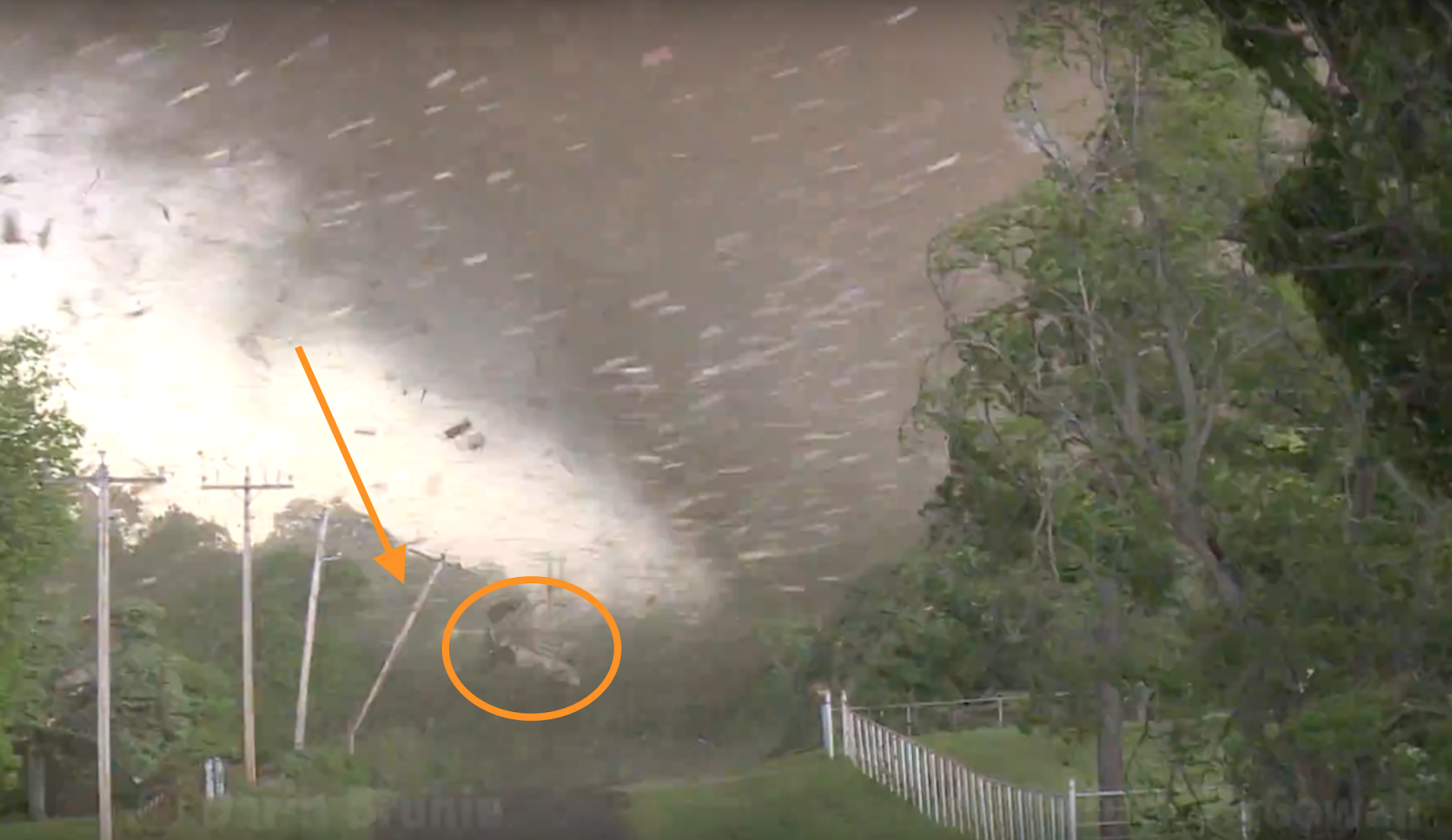 Flying Debris Tornado