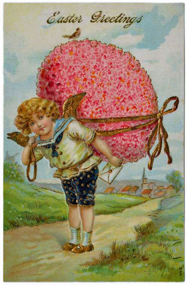 15 Colorful Vintage Easter Cards From the Early 20th Century ~ Vintage ...