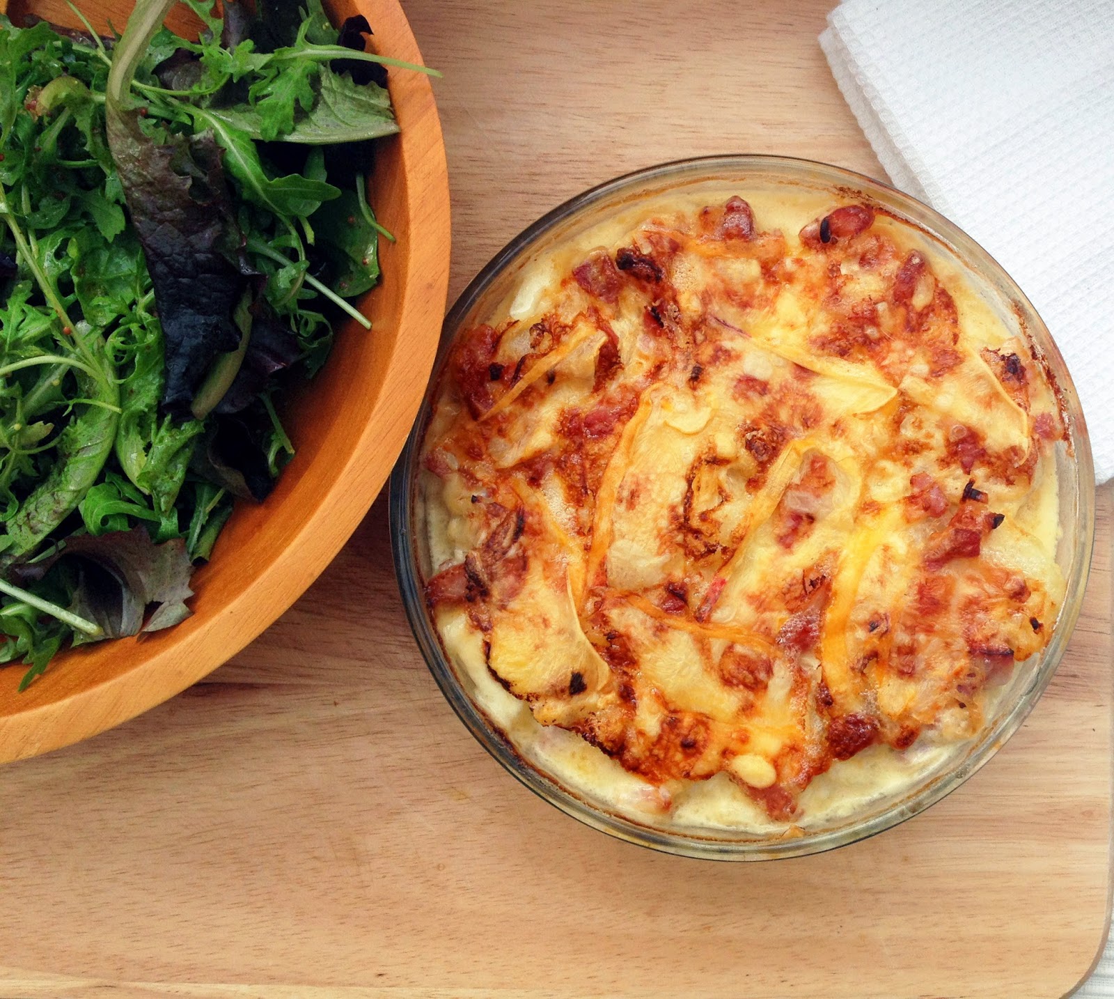 The Crispy Crouton: Tartiflette - a gratin of potatoes, onions, bacon ...