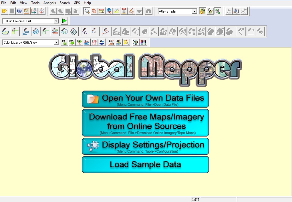 تحميل وتثبيت برنامج telecharger Global mapper v16 - سفينة العلم والمعرفة