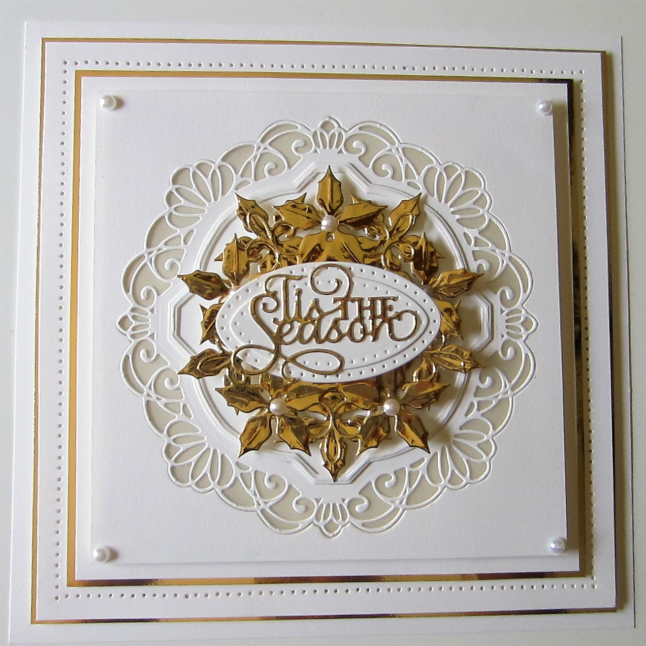 PartiCraft (Participate In Craft): Elegant Gold Card