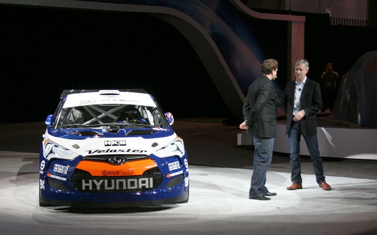 wallpaper zh: Hyundai Veloster Rally Car