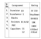 POWER SUPPLY FAILURE ALARM CIRCUIT WITHOUT BATTERY BACKUP