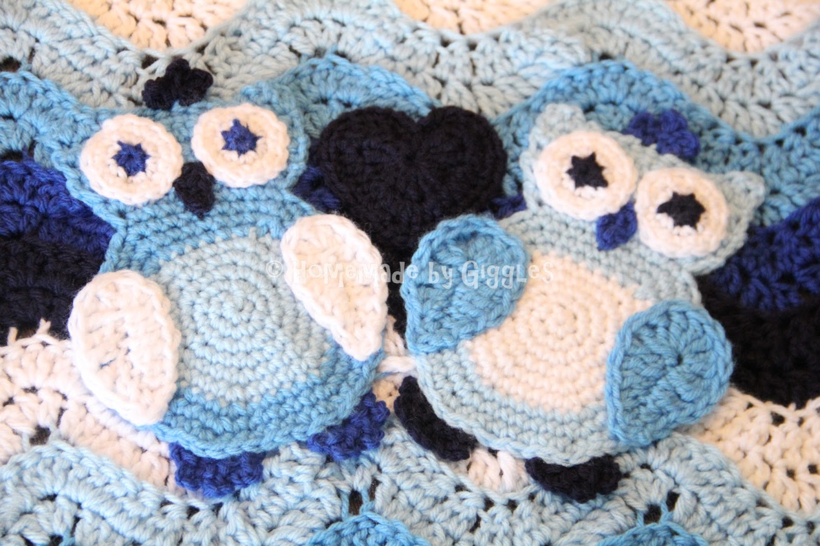 Homemade by Giggles: Owl Appliqué - FREE Crochet Pattern!