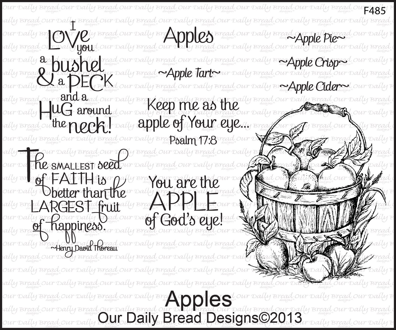 Papercrafts by SaintsRule!: The Apple of God's Eye