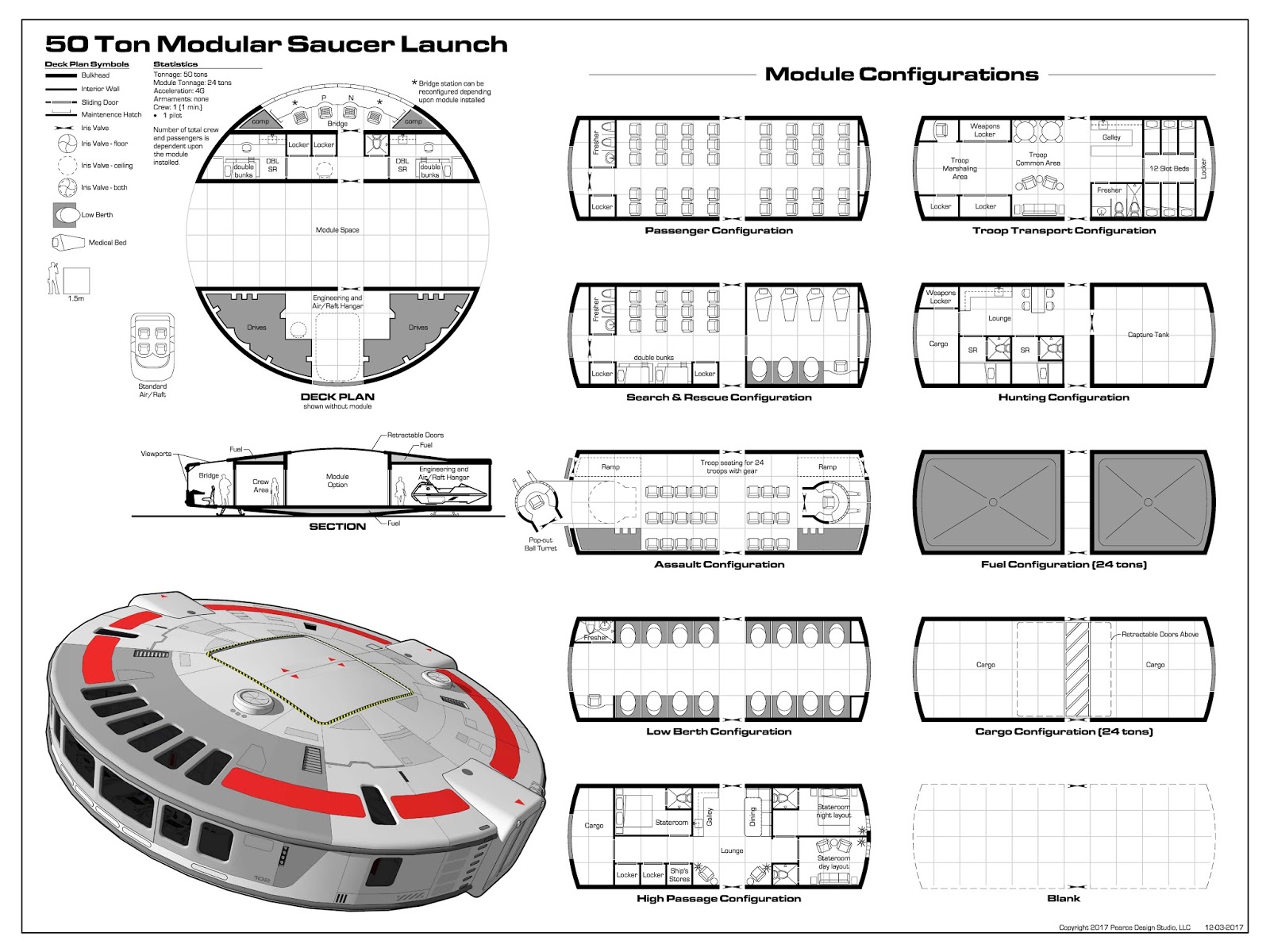 Traveller Space Station Plan