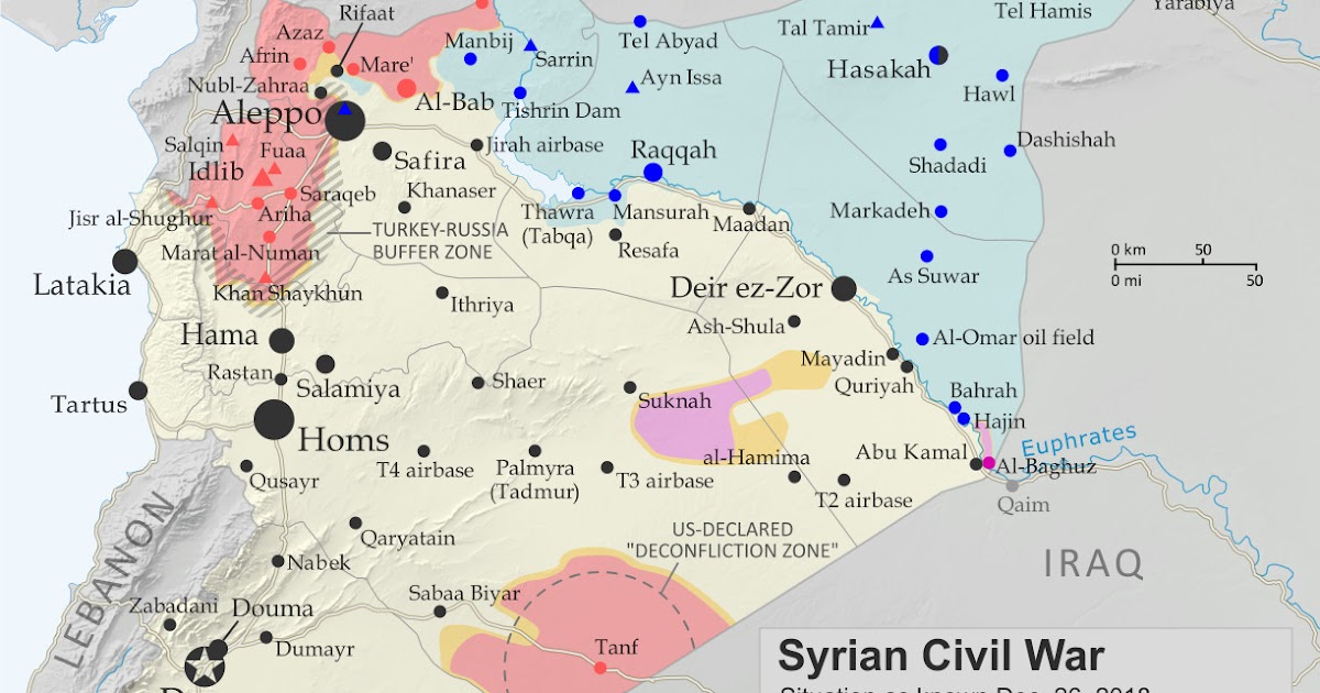 Syrian Civil War Map & Timeline: IS Loses Western Enclave - December ...