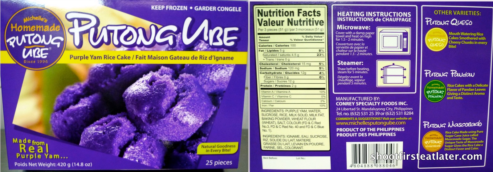 Heart of Mary: Steamed rice cakes (puto) like Michelle's