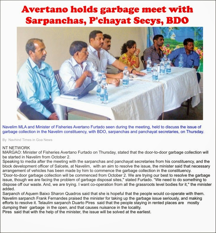 CLEAN GOA- GREEN GOA - PLASTIC FREE GOA