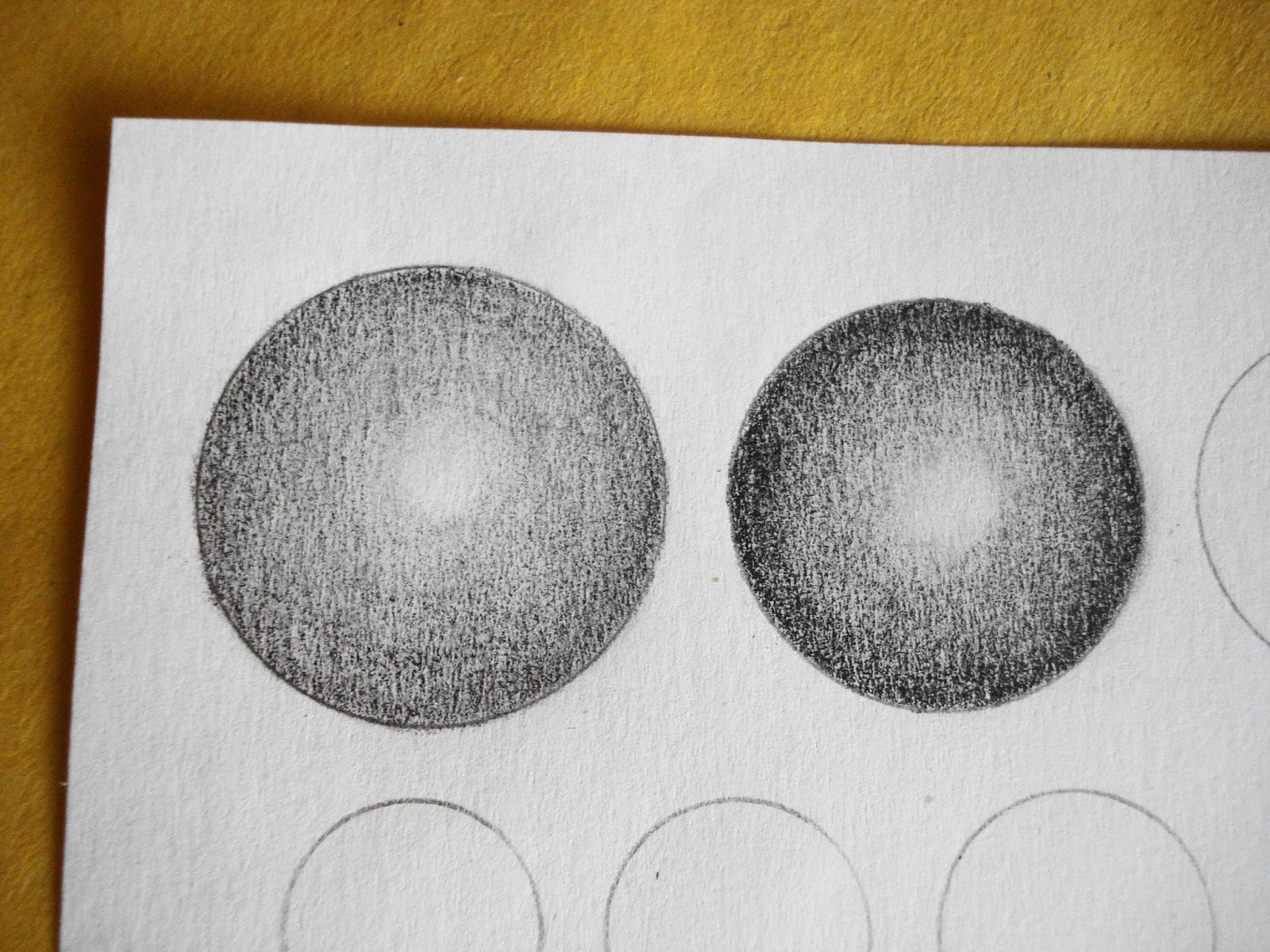 Cómo hacer dibujos: EJERCICIOS DE SOMBREADO