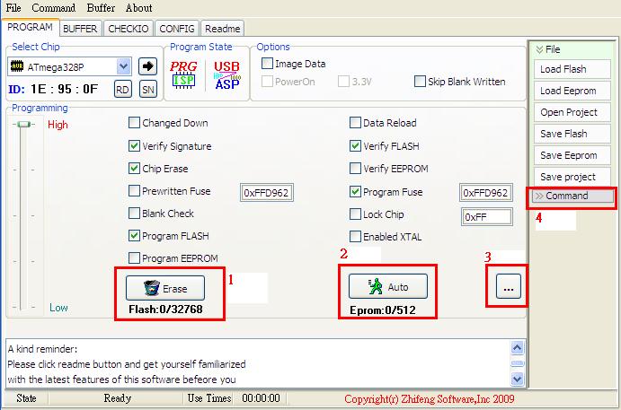 D.I.V.E in Technology: USBasp 以 Progisp 軟體燒錄 Arduino (ATmega168 ...