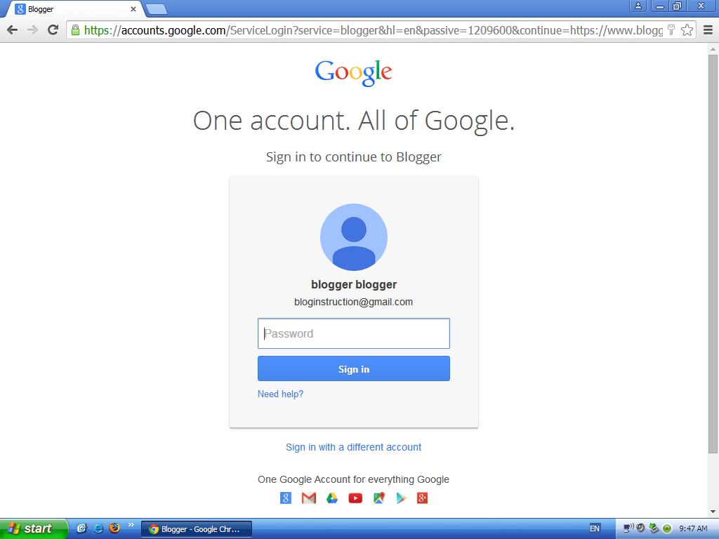 BLOG INSTRUCTIONS : Blog Instructions - blogspot.com - Blogger