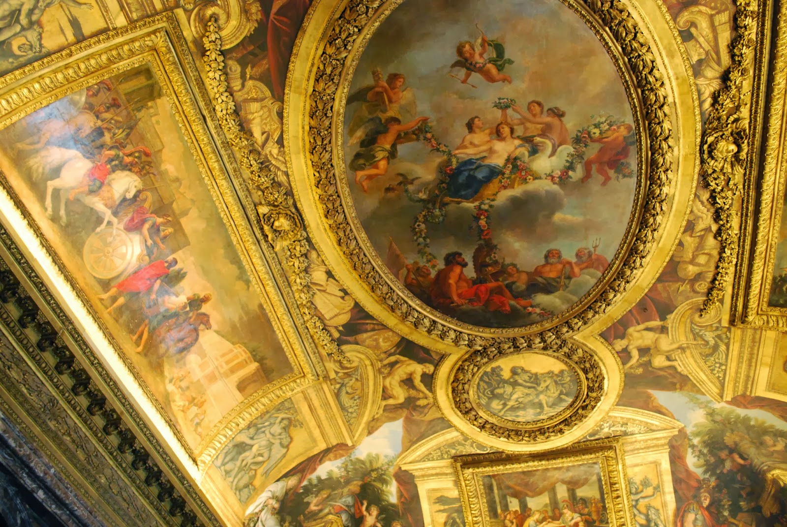 D.G. Hudson - 21st Century Journal: The Louvre and Versailles - Ceiling Art
