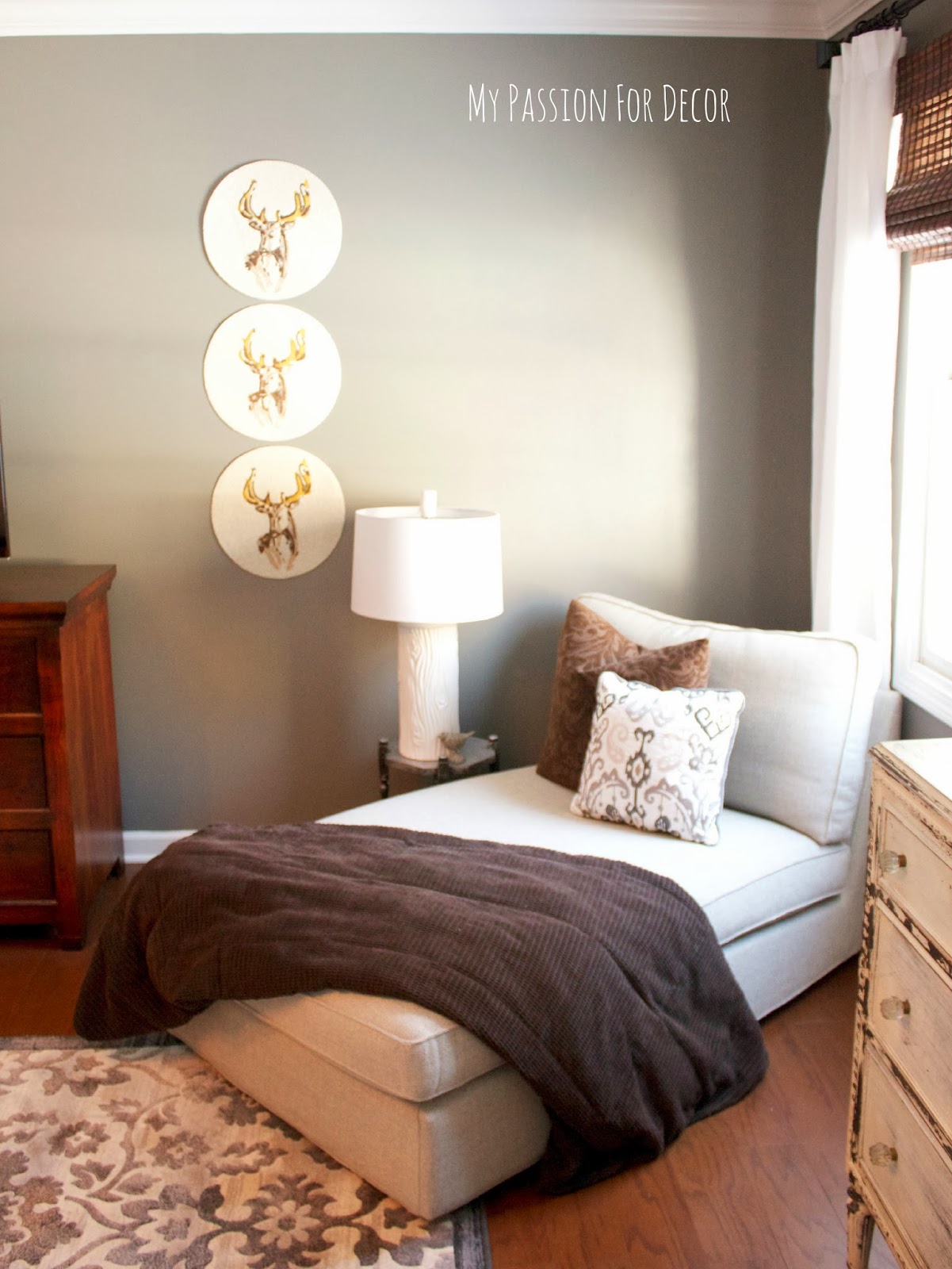 My Passion For Decor: Master Bedroom Makeover Using Cutting Edge Stencils