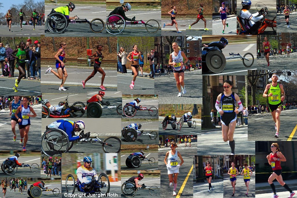 online news: boston marathon poop runner