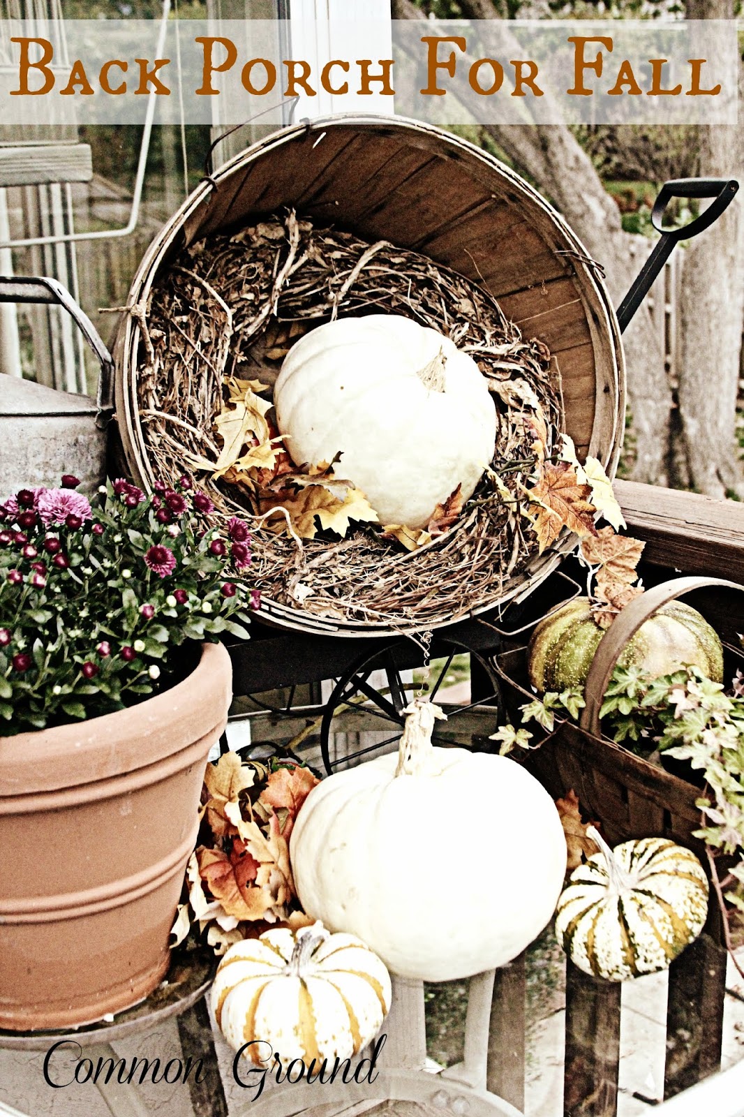 common ground : Bountiful Fall Baskets Blog Hop