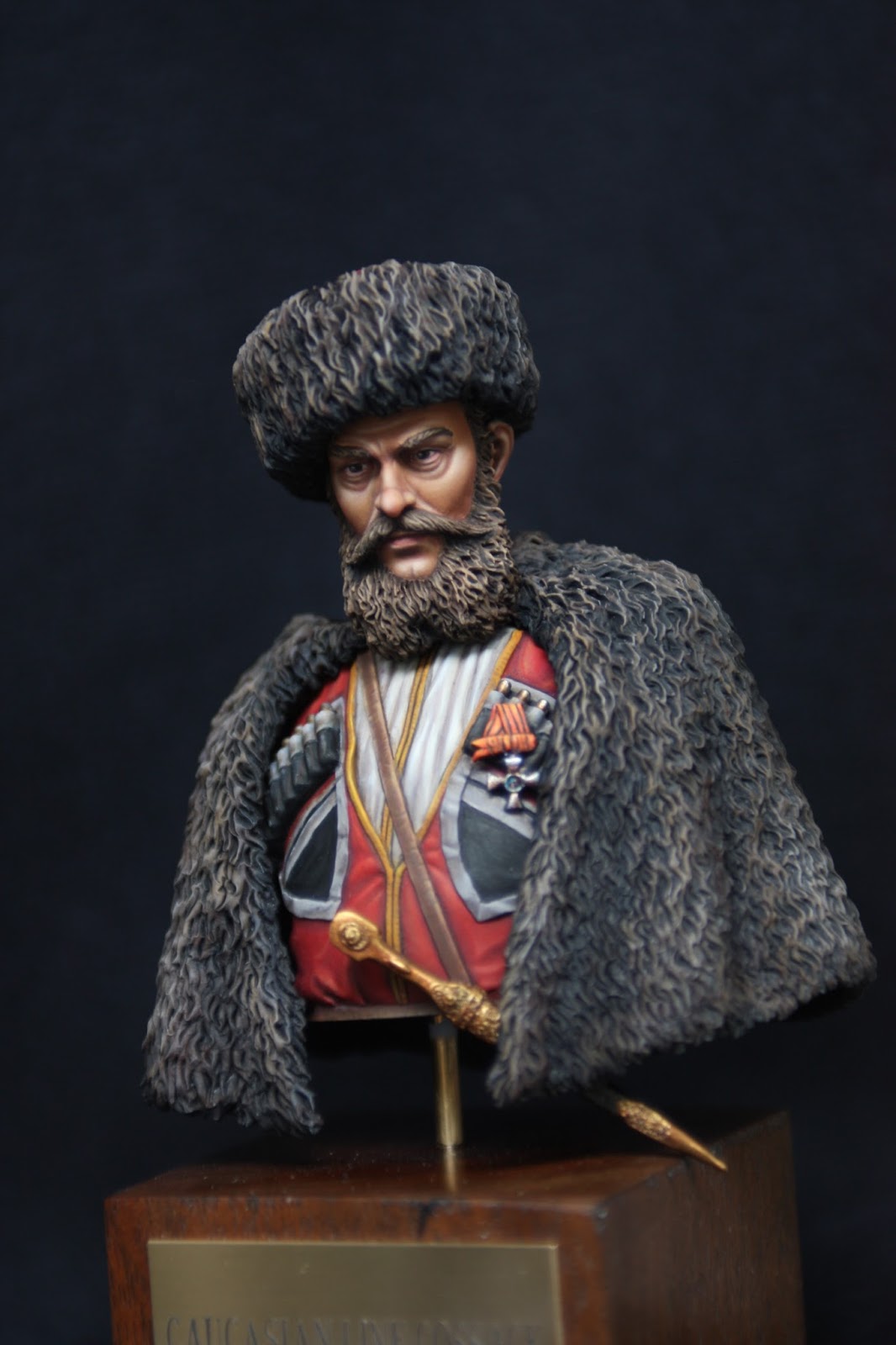PAINTED FIGURES BY MIKE CRAMER: Caucasian Line Cossack