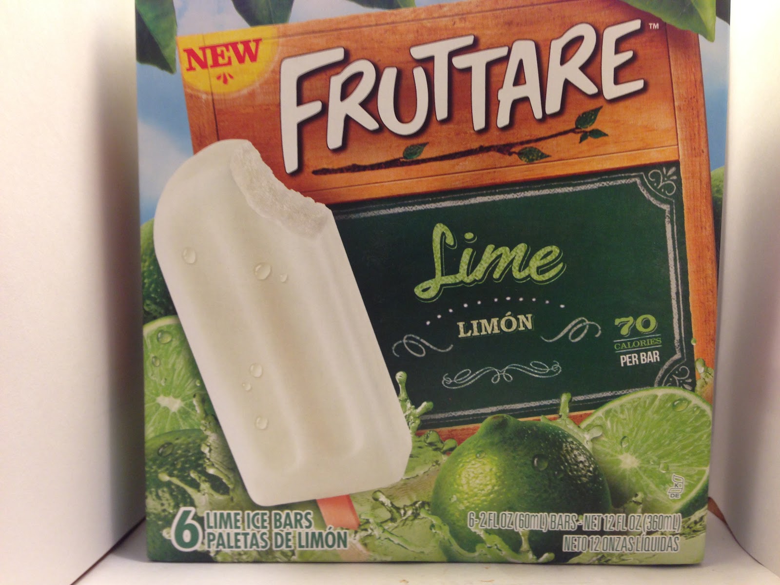 Crazy Food Dude: Review: Fruttare Lime Ice Bars