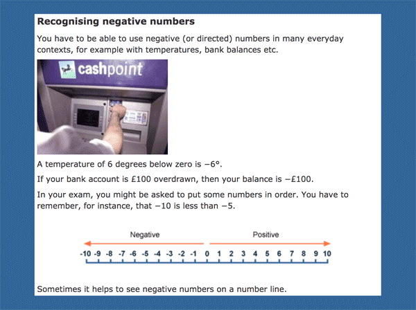 The Glitter Class Unit 7 Negative Numbers The Glitter Class Unit 7 Negative Numbers