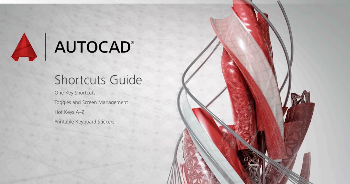 Autodesk AutoCAD shortcut commands with pdf