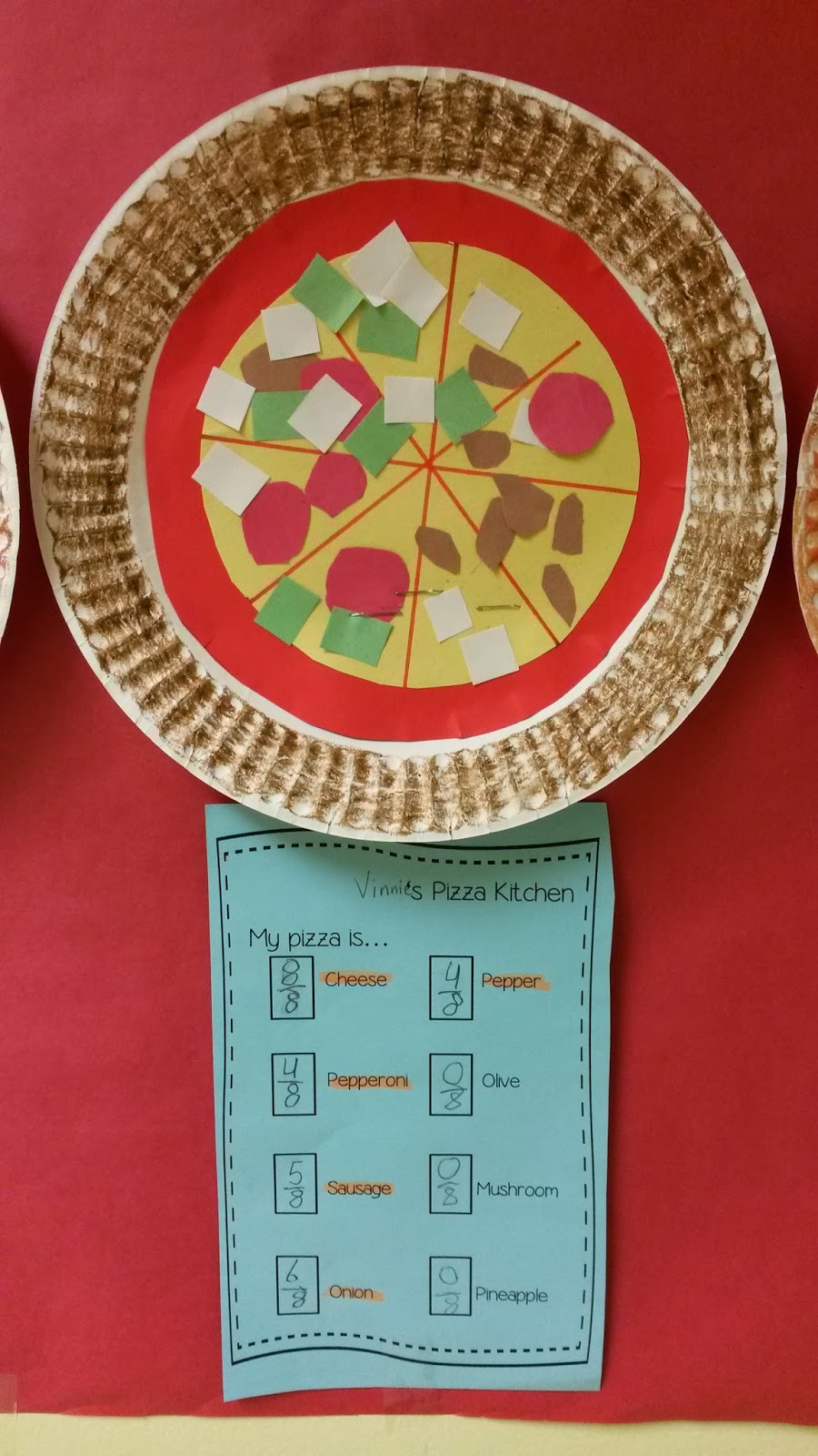 Teaching Takes the Cake: Math Bulletin Board FREEBIE - Pizzas at a ...