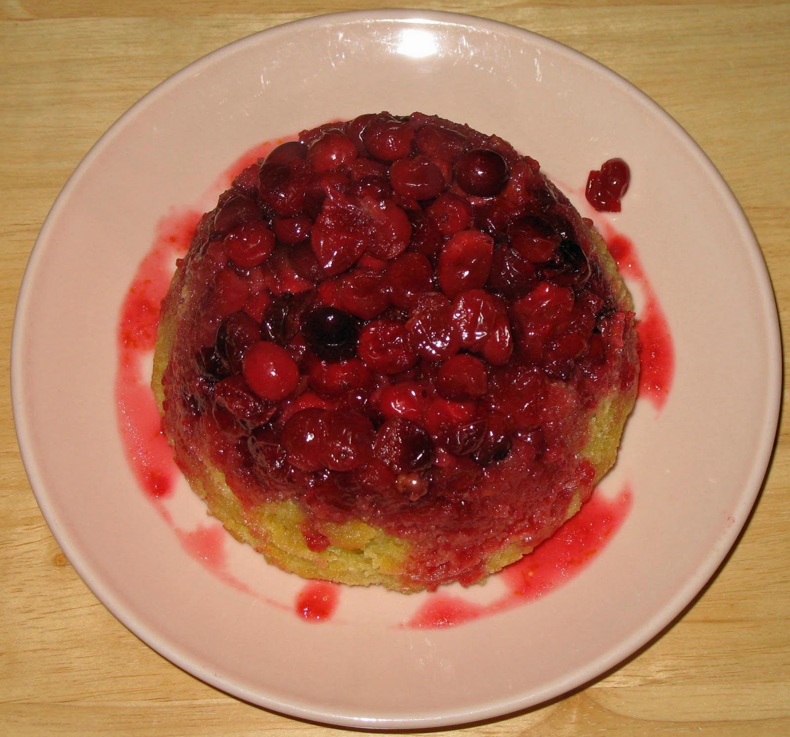 The Happy Housewife: Steamed sponge pudding : with cranberries and orange