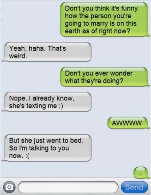 Humourping: She's Texting Me, I Already Know