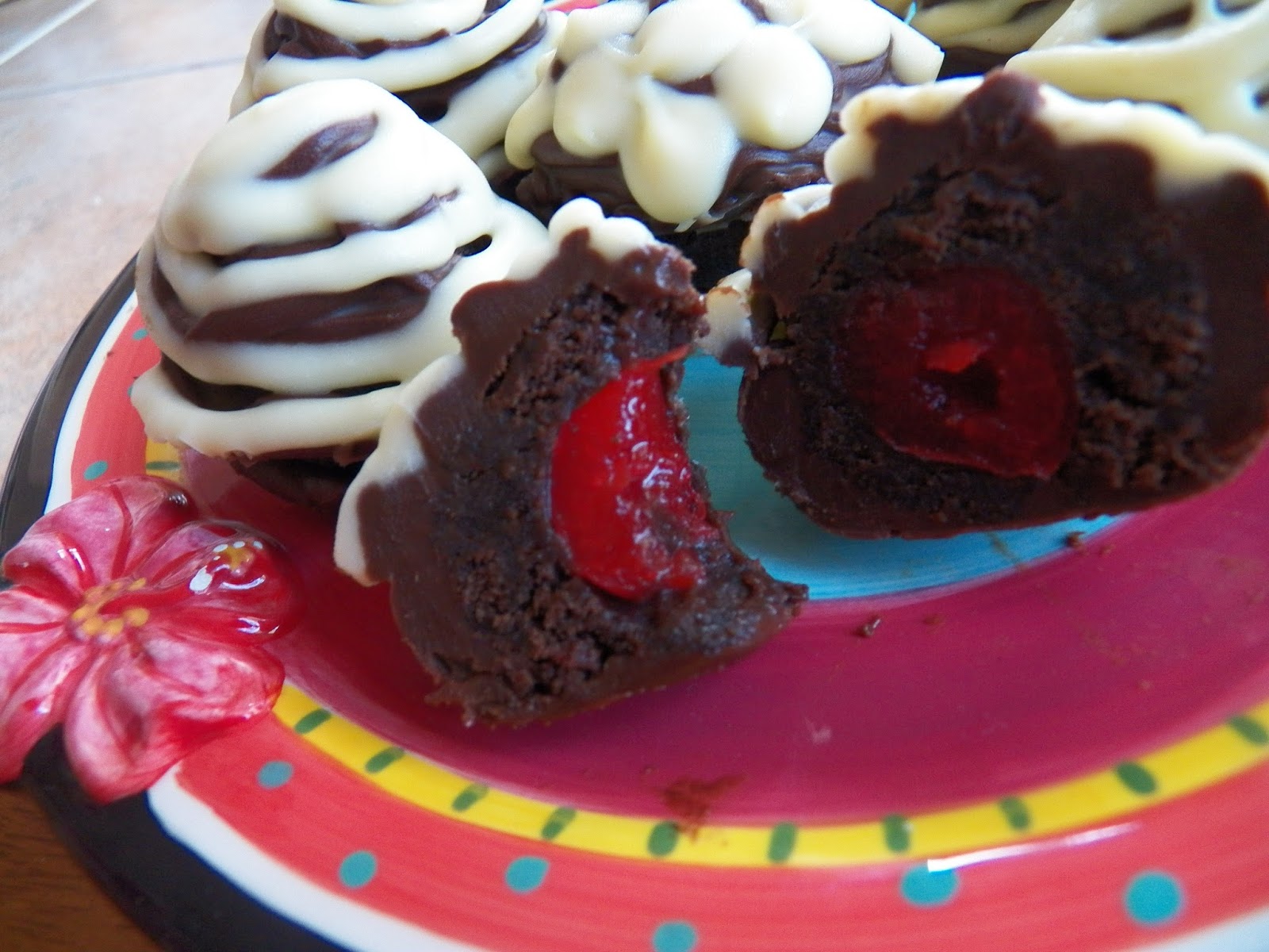 Chocolate Cherry Balls for #FantasticalFoodFight - Sid's Sea Palm Cooking