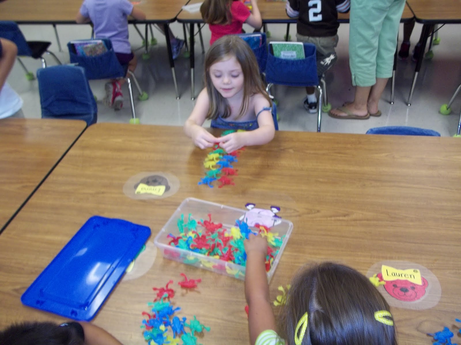 Math Tubs in Kindergarten
