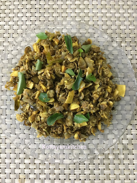 Kerala Kakka Irachi Ulathiyathe recipe# Clams meat roast recipe in ...