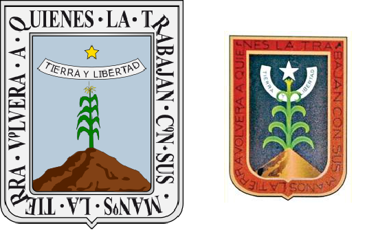 El escudo actual del Estado de Morelos