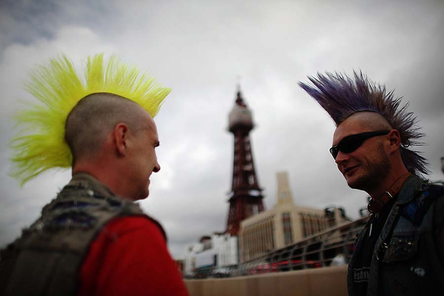 Pictures Media: Punk Festival in Blackpool English town